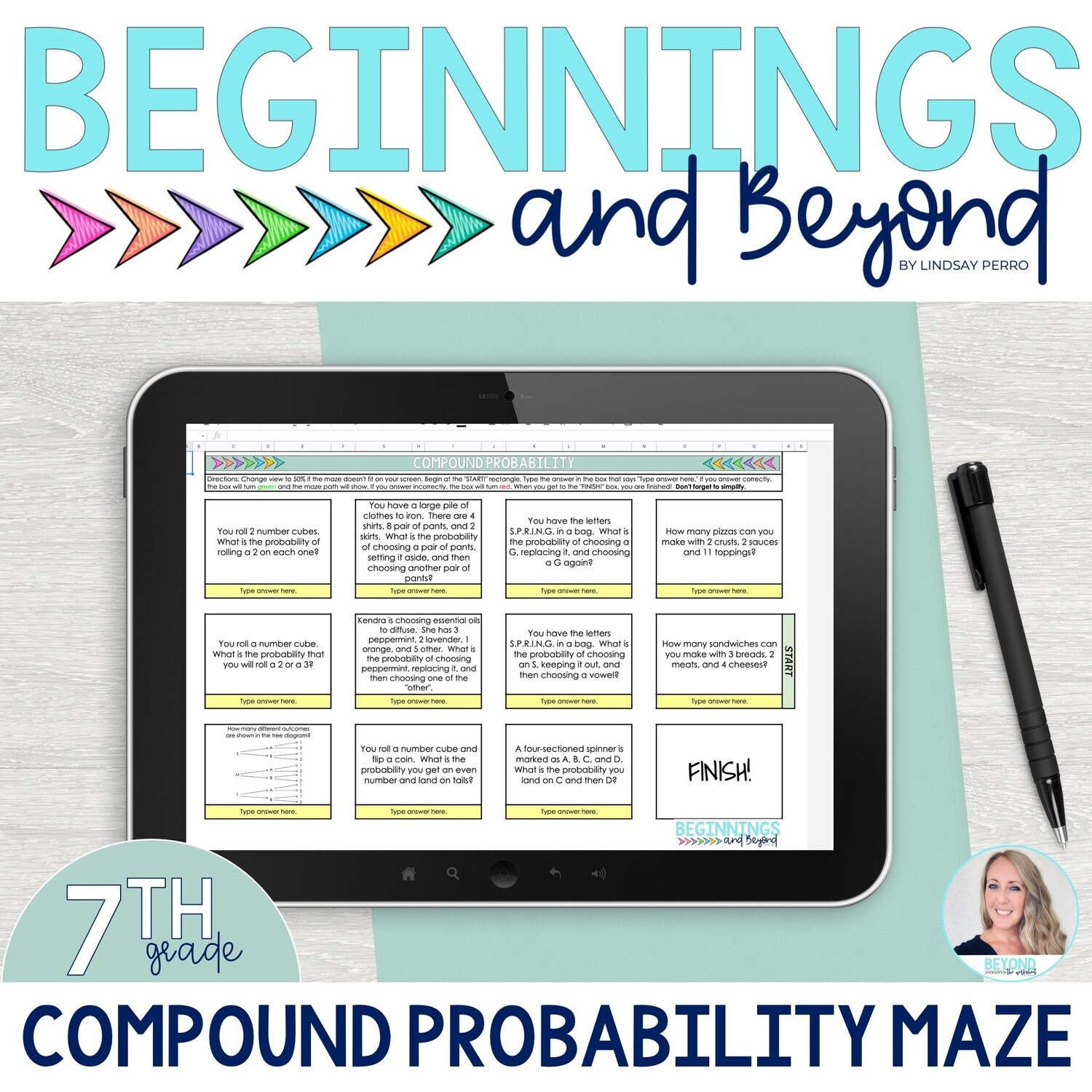 Compound Probability Digital Maze