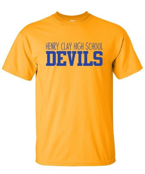Henry Clay High School Devils Short OR Long Sleeve Tee