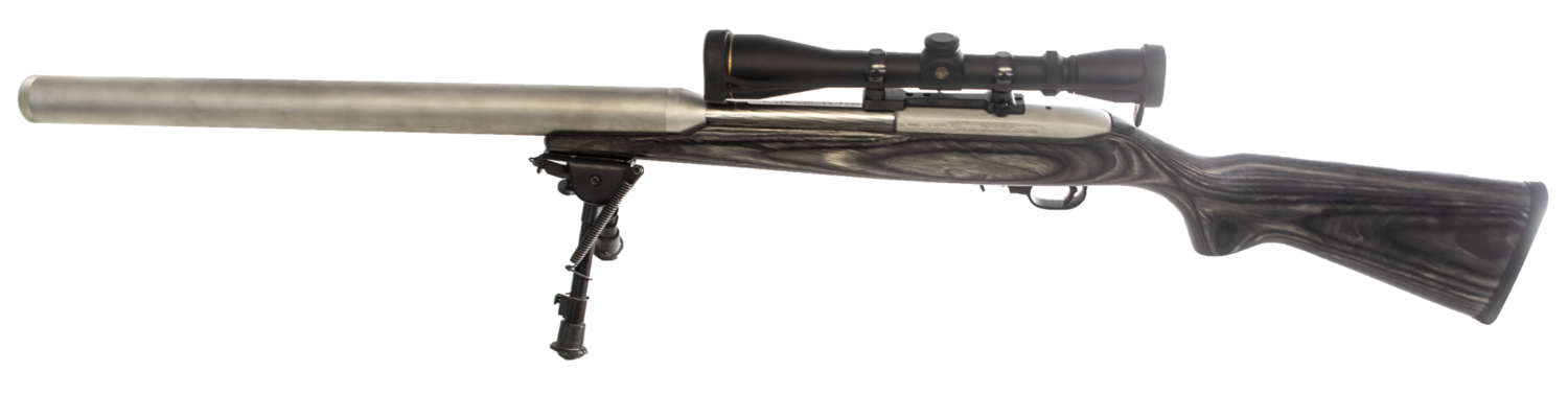 Integrally Suppressed Rimfire Rifle Conversion