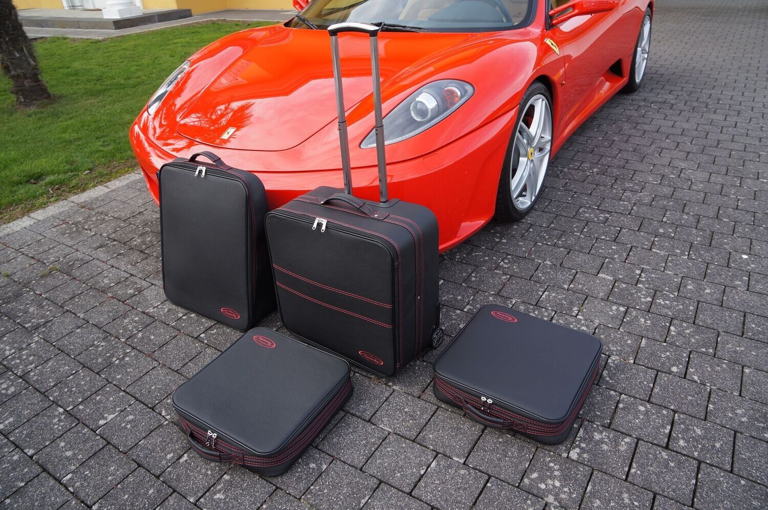 Roadsterbag Ferrari F430 Red Stitching (4-pcs)