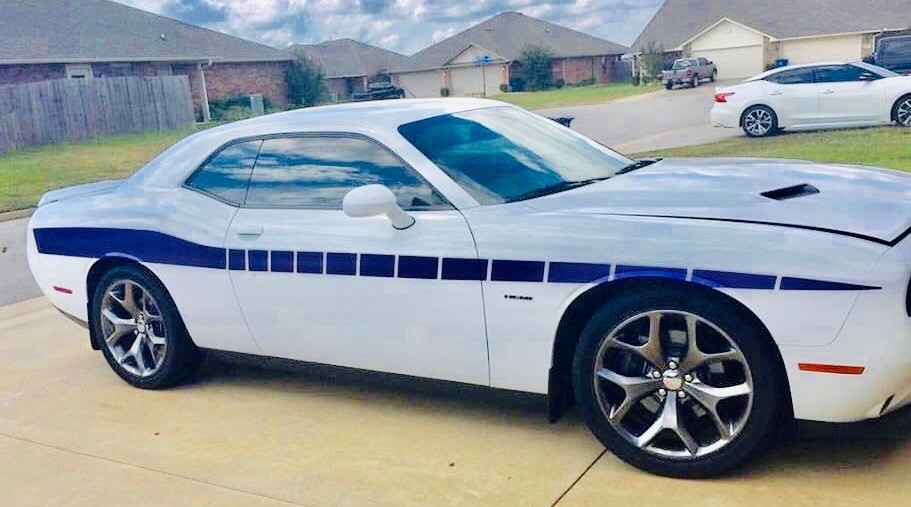 2008 -Up Dodge Challenger Strobe Spear Side Stripes – Vinyl Stripes ...