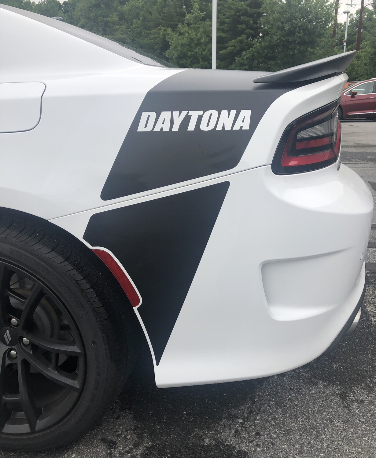 Charger 2015 – Up Daytona Tail Stripe Extensions – Vinyl Stripes ...