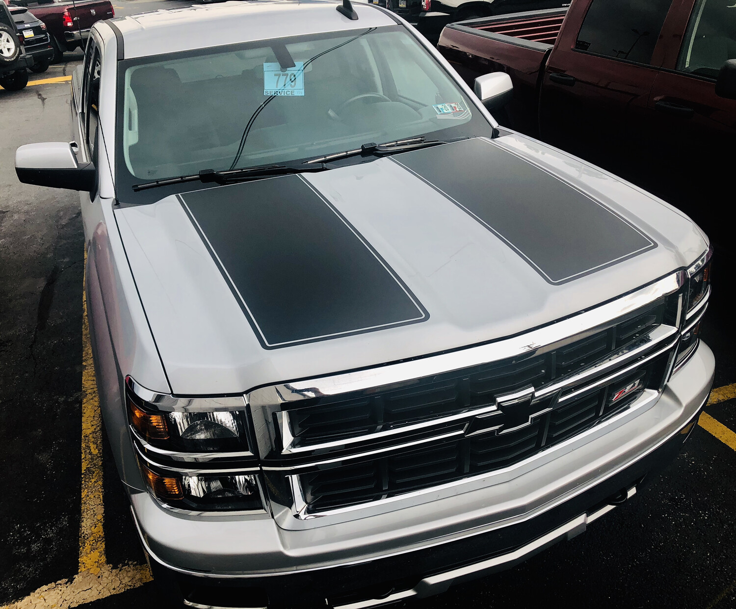 2014 – 2015 Silverado Factory Style Rally Edition Stripes – Vinyl ...