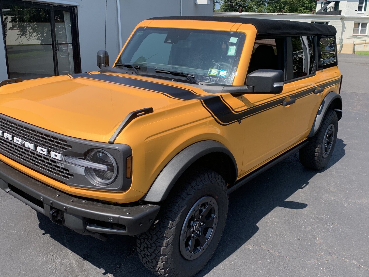 2021-up Ford Bronco Retro Special Decor Style Side/Hood Graphics Kit ...
