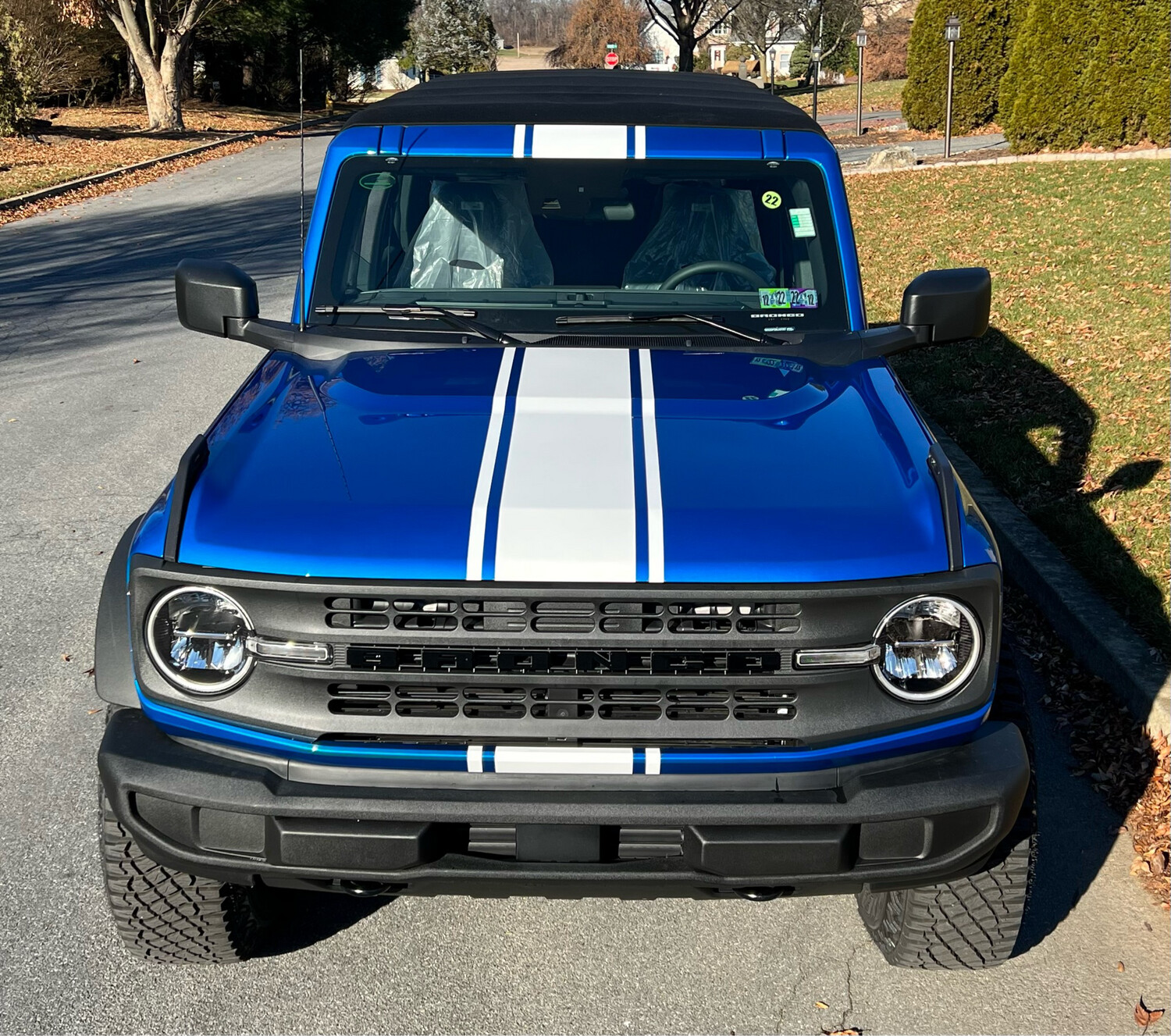 2021 – up Ford Bronco Wide Rally Stripe Graphics Kit Custom – Vinyl ...