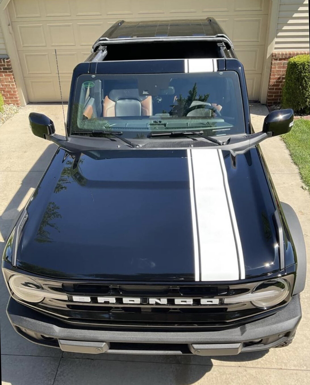 2021 – up Ford Bronco Offset Rally Stripe Graphics Kit Custom Style ...