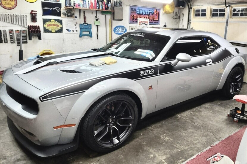 Custom side stripes | Dodge Challenger Forum