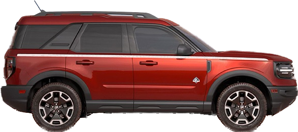 Ford BRONCO SPORT Upper Body Heritage Style Stripes – Vinyl Stripes ...