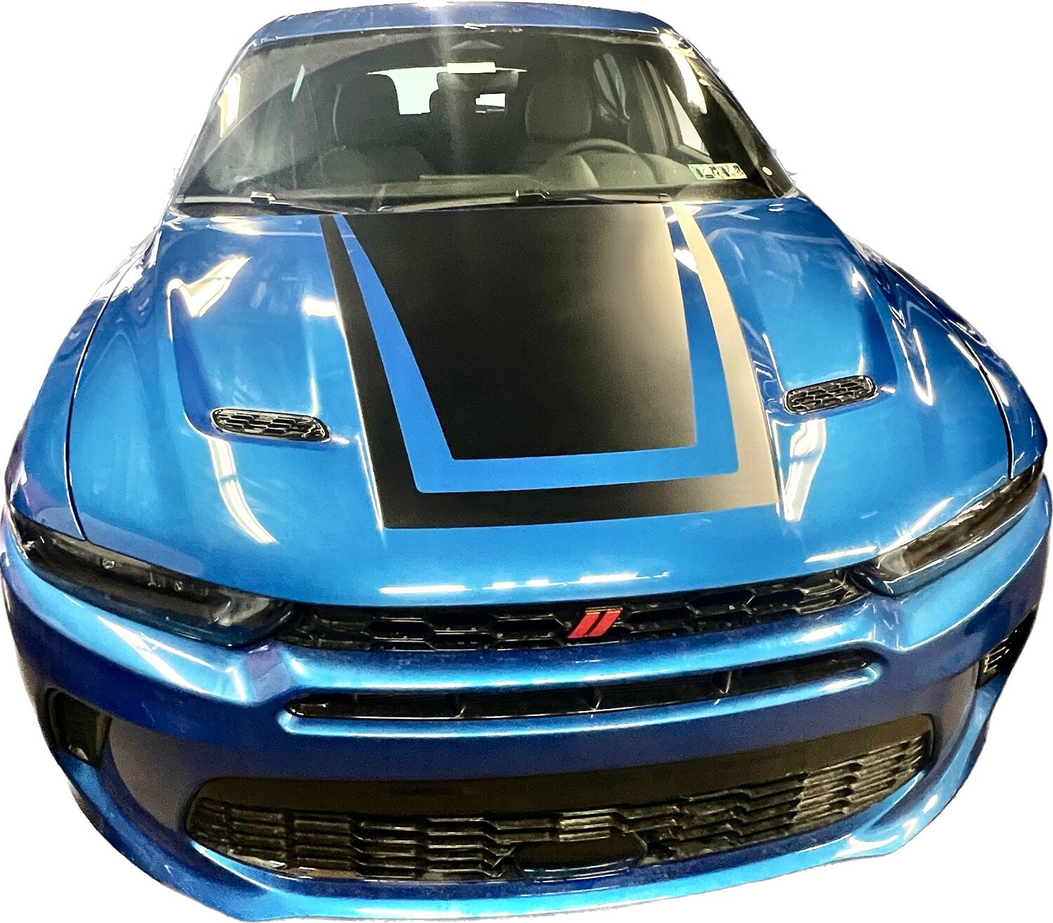 2023 DODGE HORNET One Piece Hood Blackout Graphics – Vinyl Stripes ...