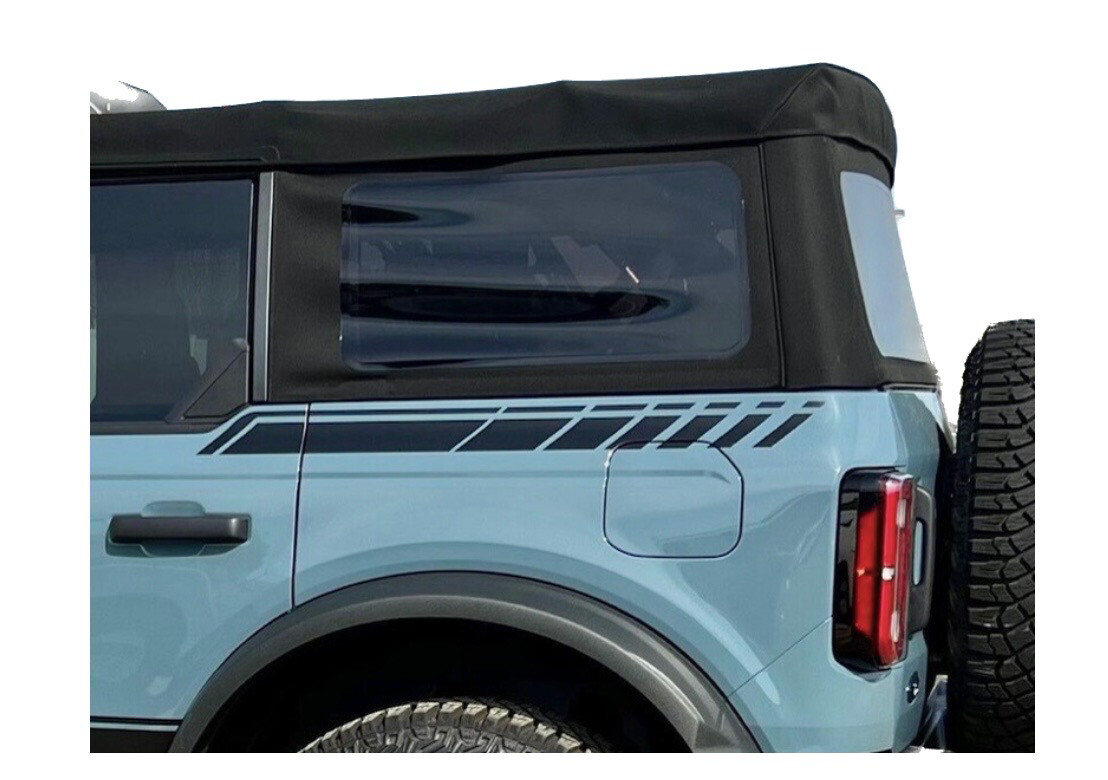 Rear Quarter Side Graphics Kit for your 2021 – Up Ford Bronco! – Vinyl ...