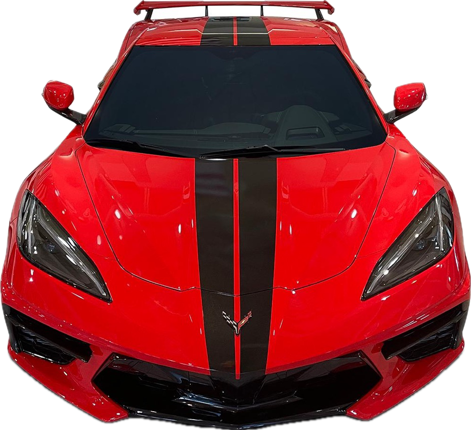 C8 Corvette Bumper to Bumper Rally Stripes – Vinyl Stripes, Decals ...