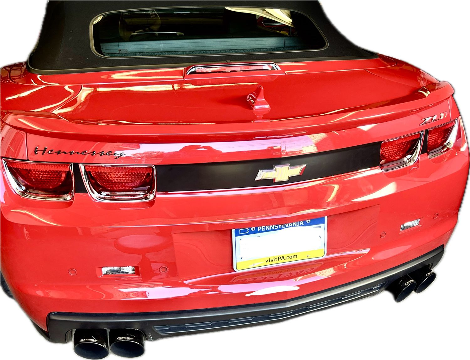2010 – 2013 Chevrolet Camaro Rear Trunk Blackout Decal – Vinyl Stripes ...