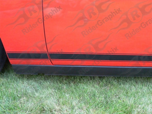 2008 & Up Challenger Rocker Panel Stripe Kit Vinyl – Vinyl Stripes ...