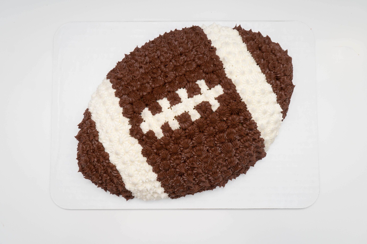 Football Shaped Cake