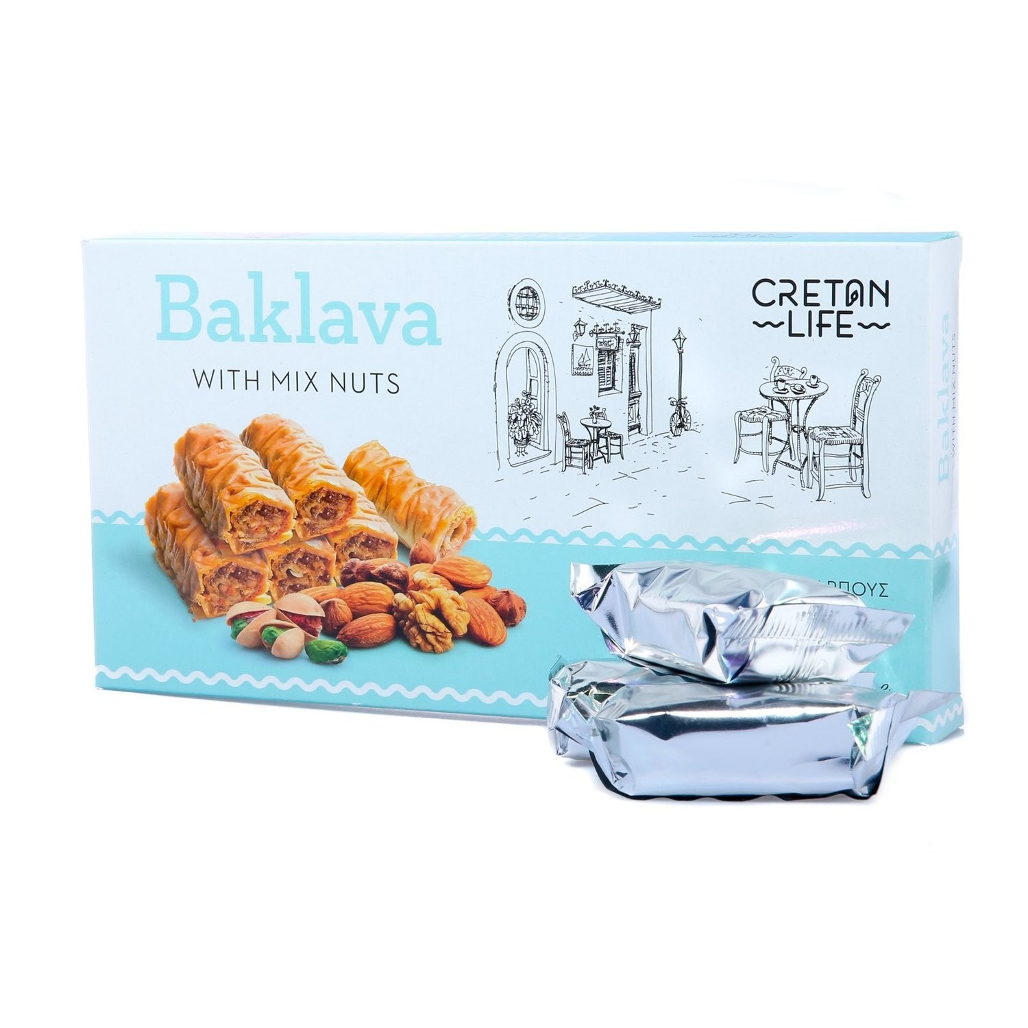 Baklava with Mix Nuts (Individually Wrapped)