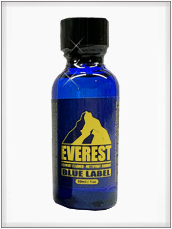 Buy EVEREST Blue Label poppers solvent cleaner 30ml in the USA