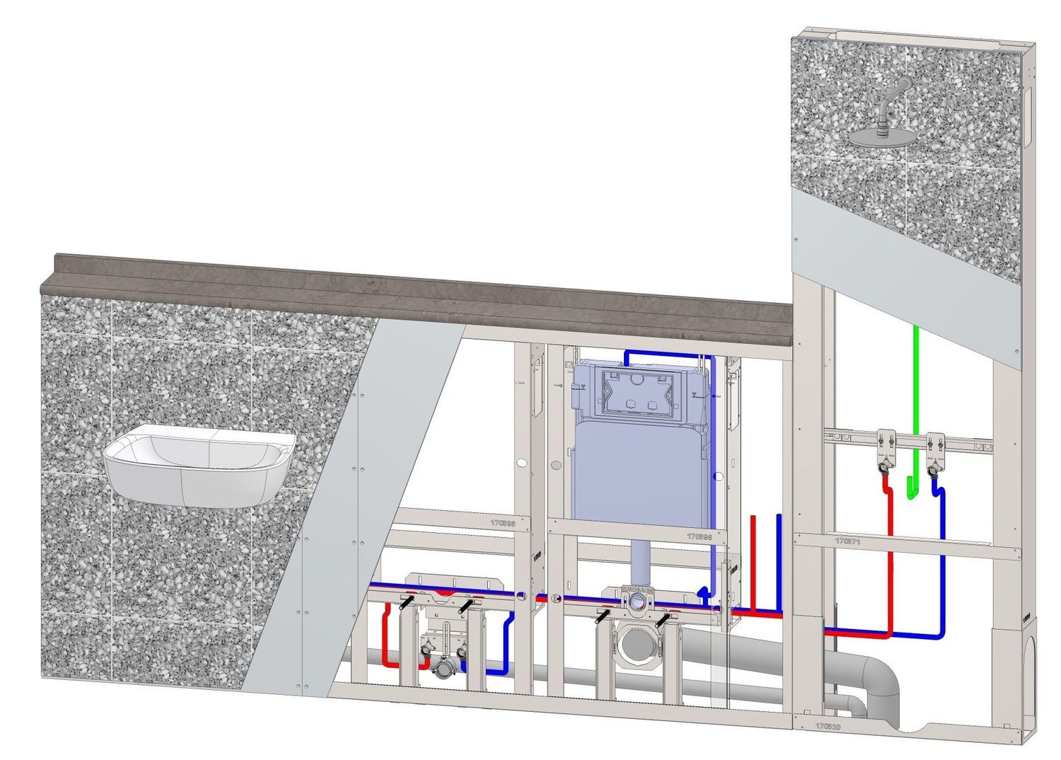 CONTROPARETE ATTREZZATA