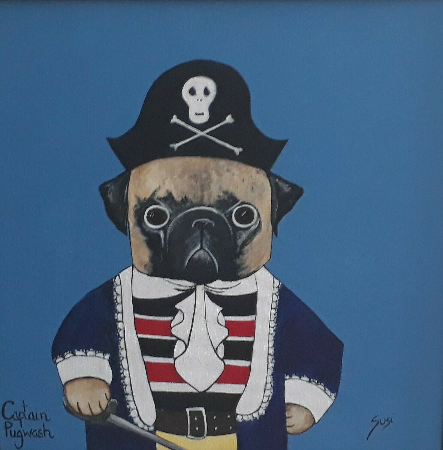 Captain Pugwash – A limited edition by Susi Whittaker – Shop – Buy Art ...