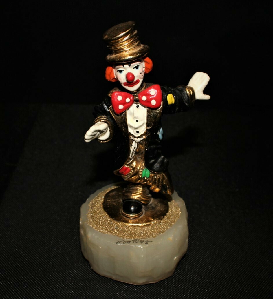 Ron Lee 1995 Chip Off Block Clown Sculpture Figurine CCG8