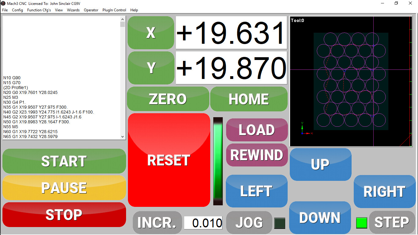 Mach3 Custom GUI for Crossfire Plasma CNC