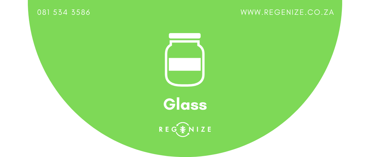 Recycling Bin Sticker - Glass