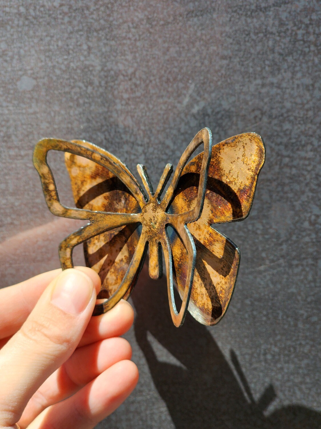 Rainbow Patina Kitchen Magnet for Butterfly Lover Durable School ...