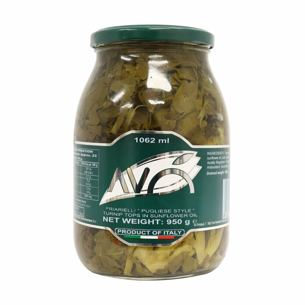 FRIARIELLI NAPOLETANI IN SUNFLOWER OIL JAR - 960gr