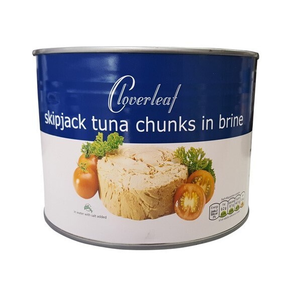 SKIPJACK TUNA CHUNKS IN BRINE - 1.7kg