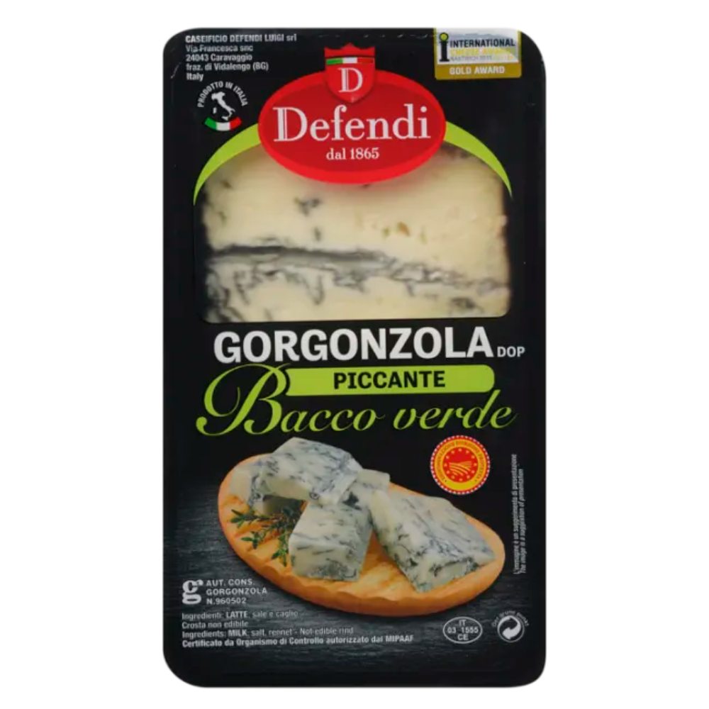 GORGONZOLA DOP PICCANTE BACCO VERDE - Defendi 200gr
