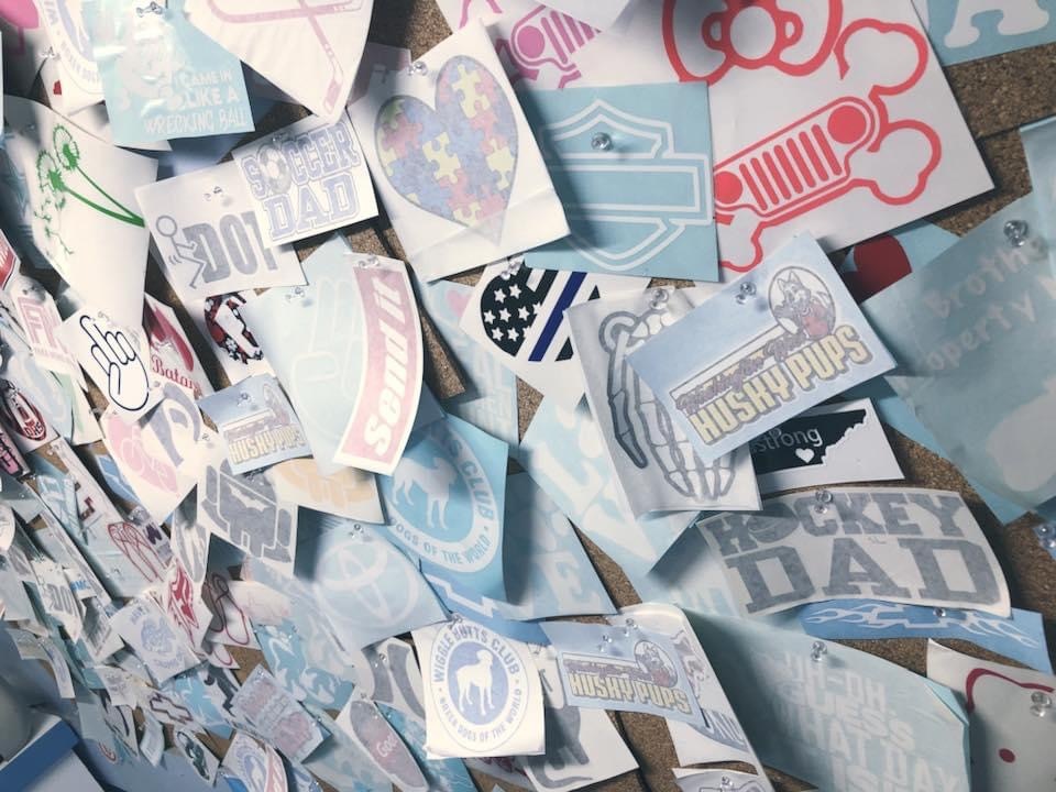 World Famous Sticker (Virtual) Wall | Store | Carpy's Print Co.