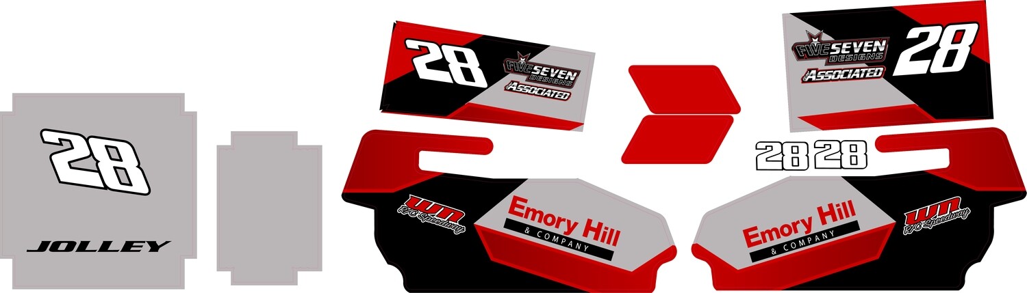 WNRC Sprint Wrap (Designed to Order) | Custom R/C Wraps | Carpy's Print Co.