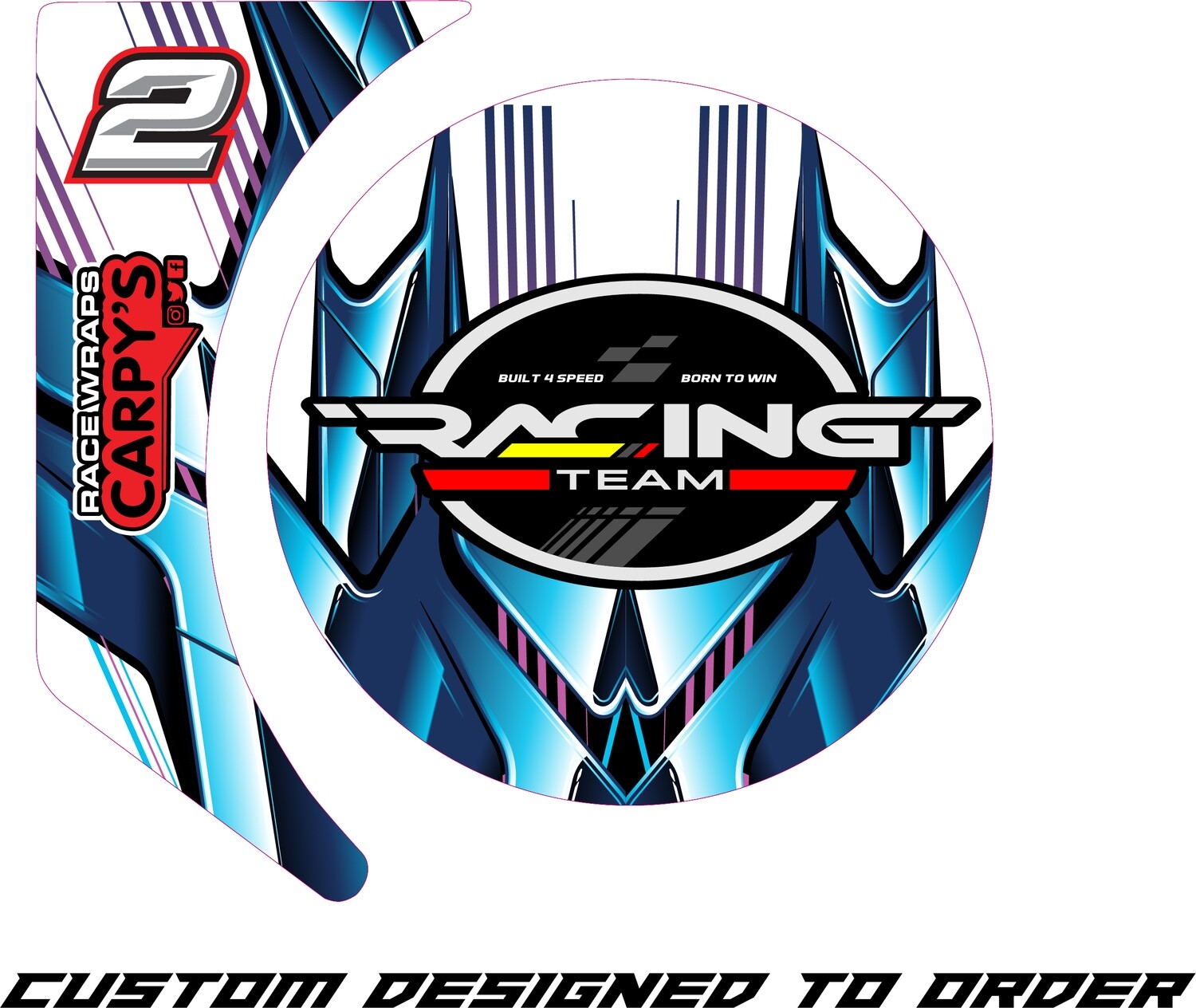 Clone Engine Decal Kit (Custom Designed to Order) | Go-Kart Graphics ...