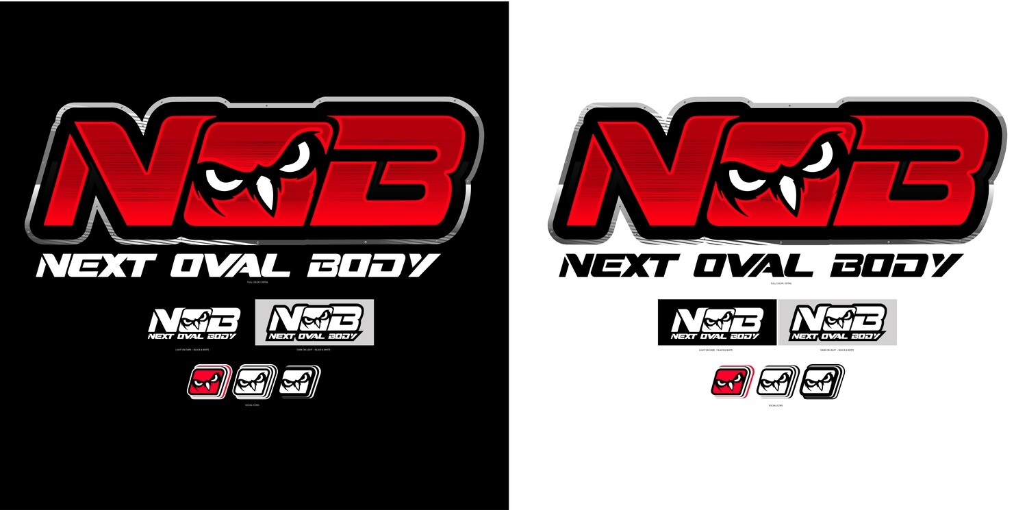 Next Oval Body NOB Vector Logo Marketing Package | Store | Carpy's ...