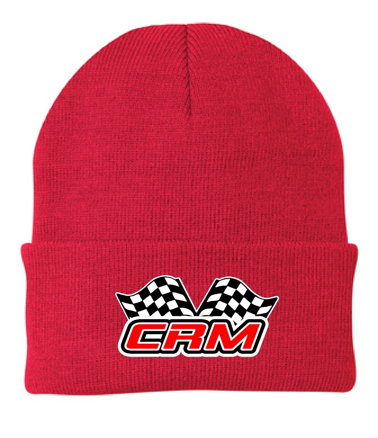 CRM Chris Rock Motorsports 2023 Team Beanie | CP90 Red | Embroidered ...