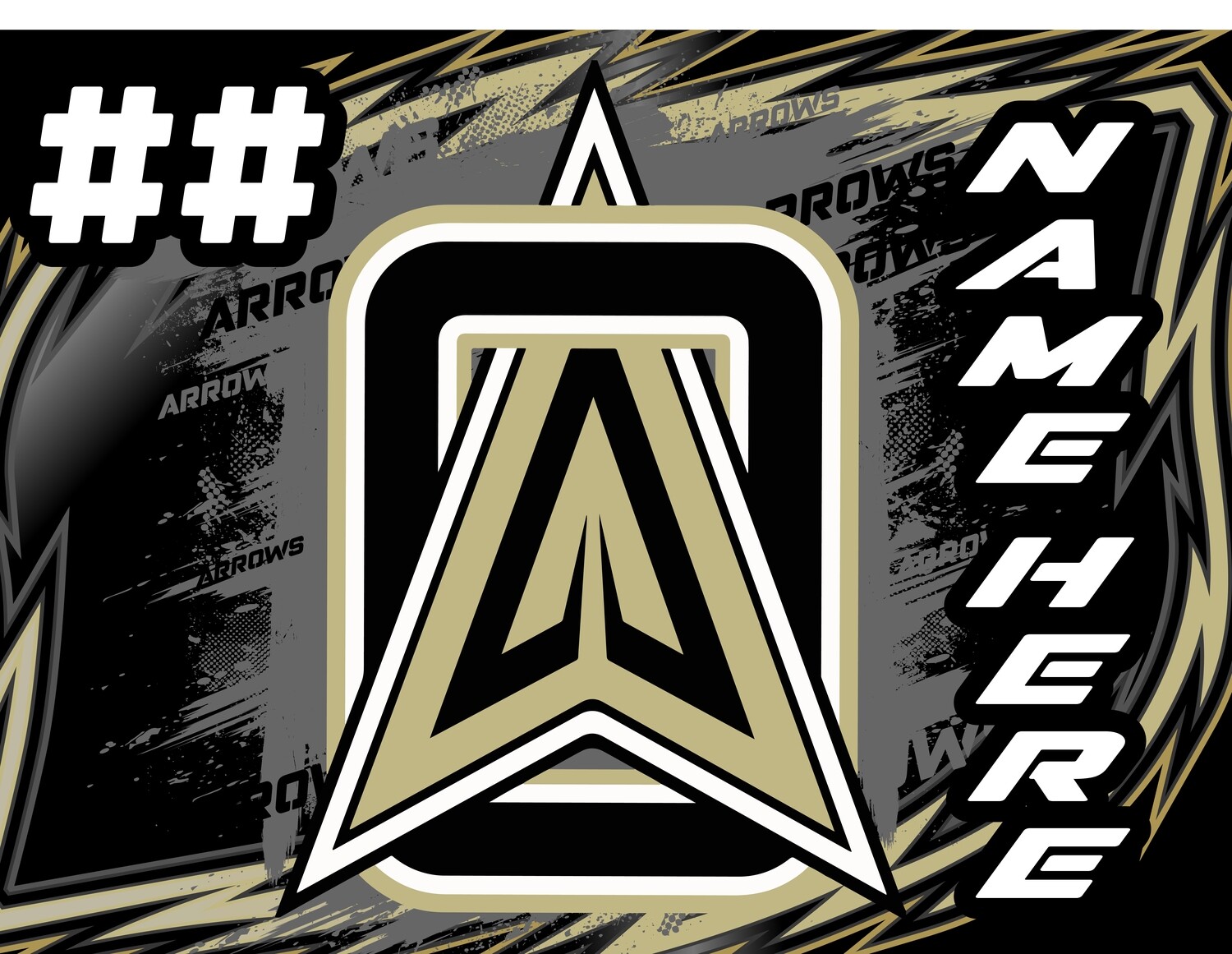 Olean Arrows Yard Sign | Custom R/C Wraps | Carpy's Print Co.