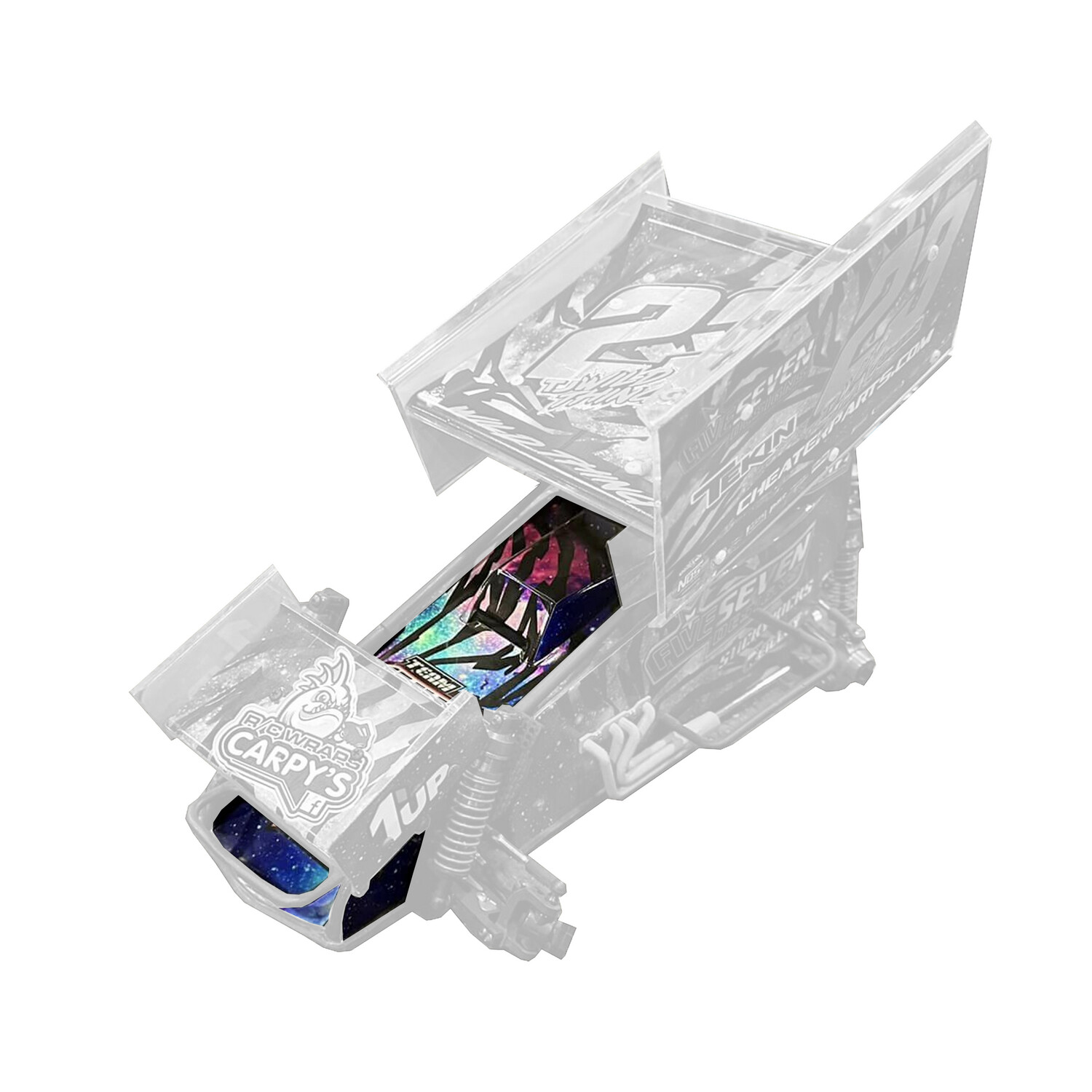 GFRP 2023 Nose Wrap (Designed to Order) | Custom Traxxas Dirt Modified ...
