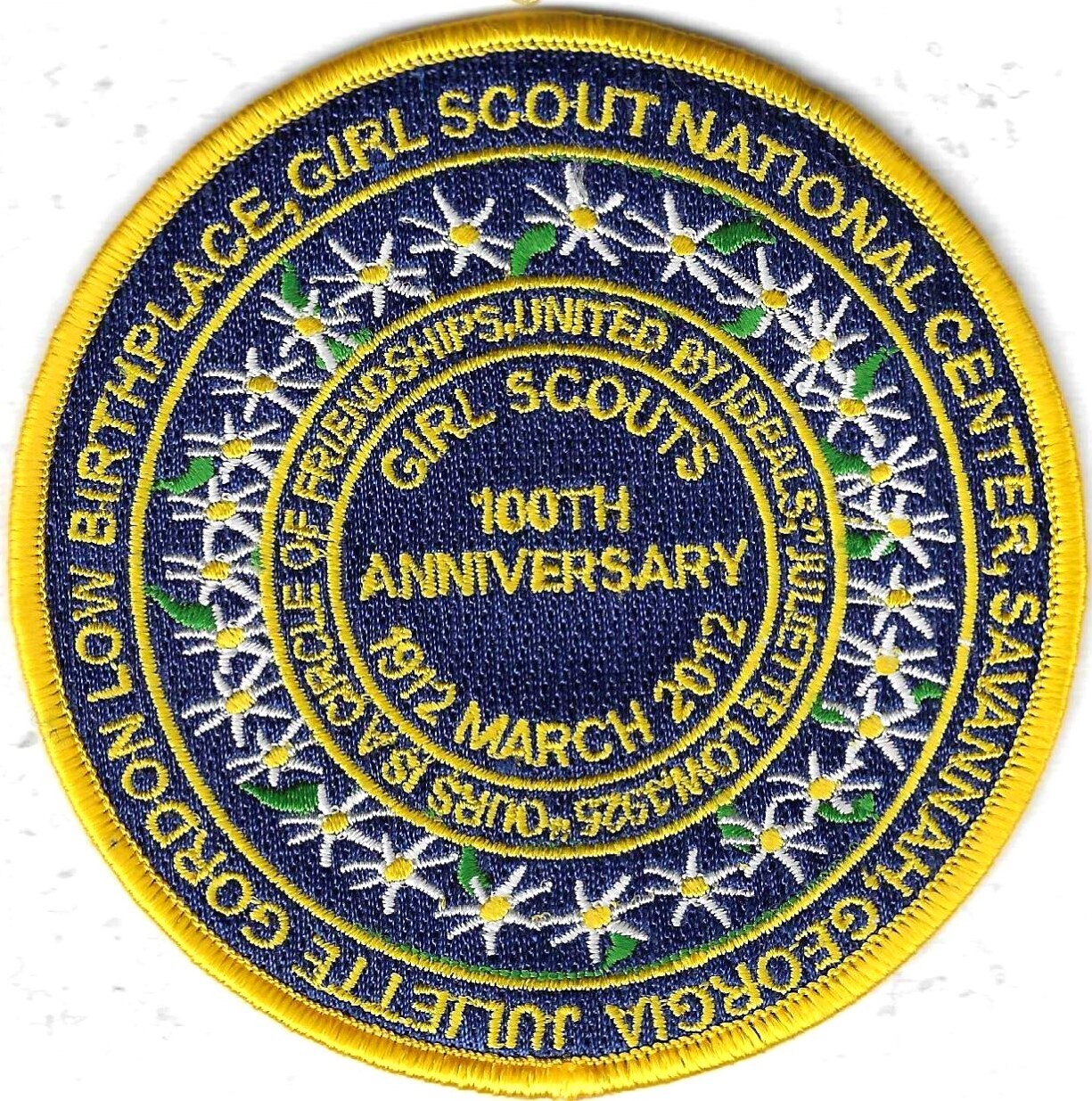100th Anniversary Patch JGL Birthplace (large patch)