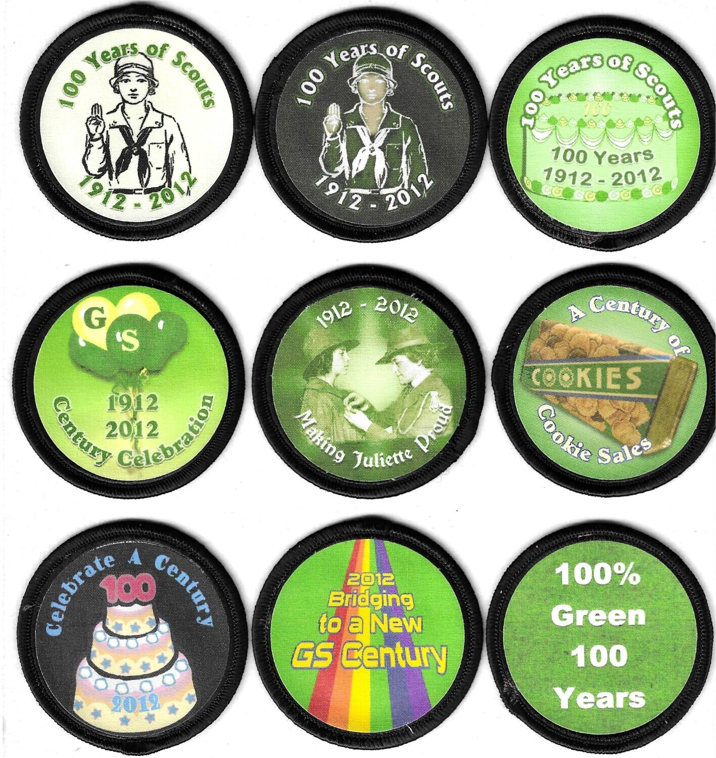 100th Anniversary Patch Generic patch set (Patch company unknown)