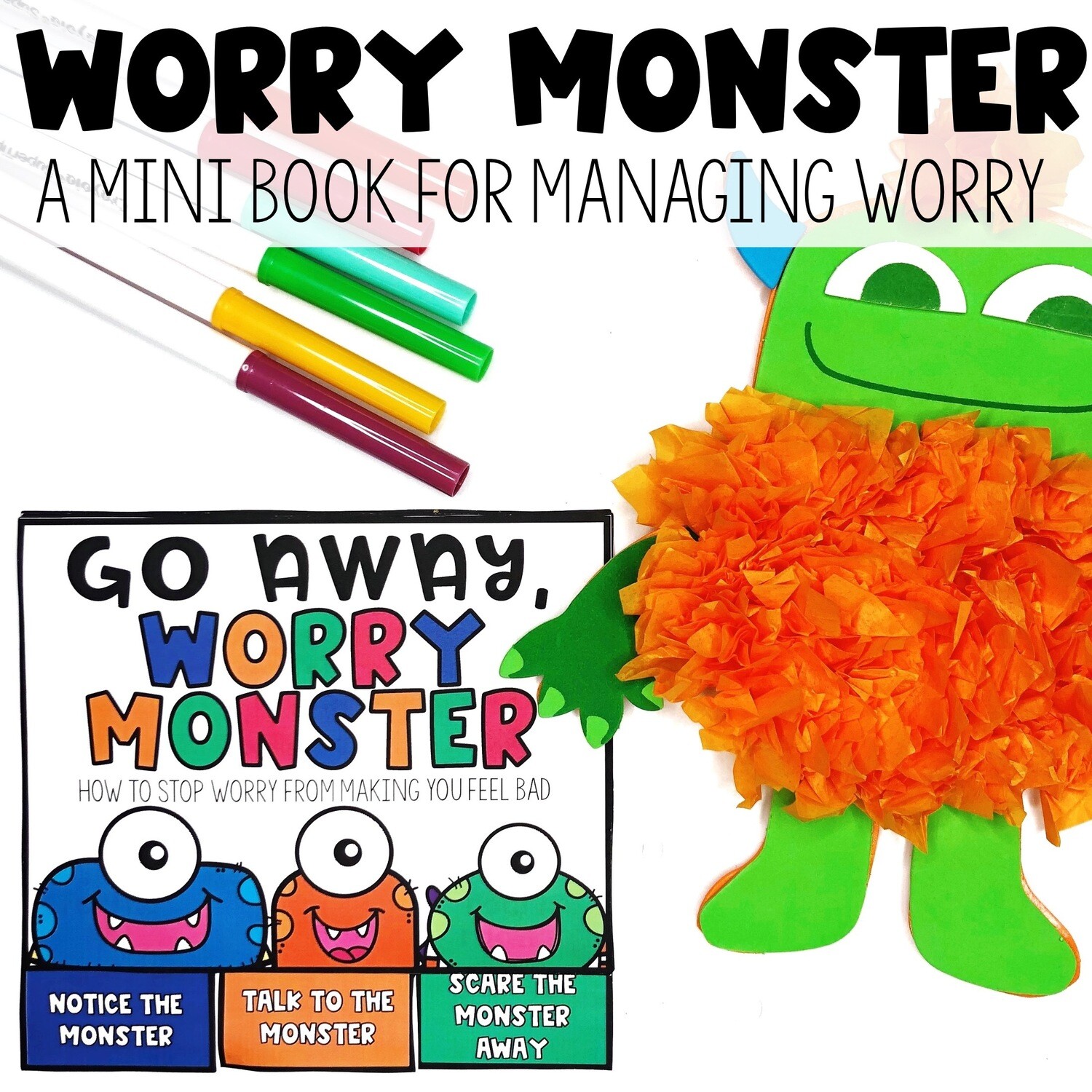 Worry Monster Mini-Book