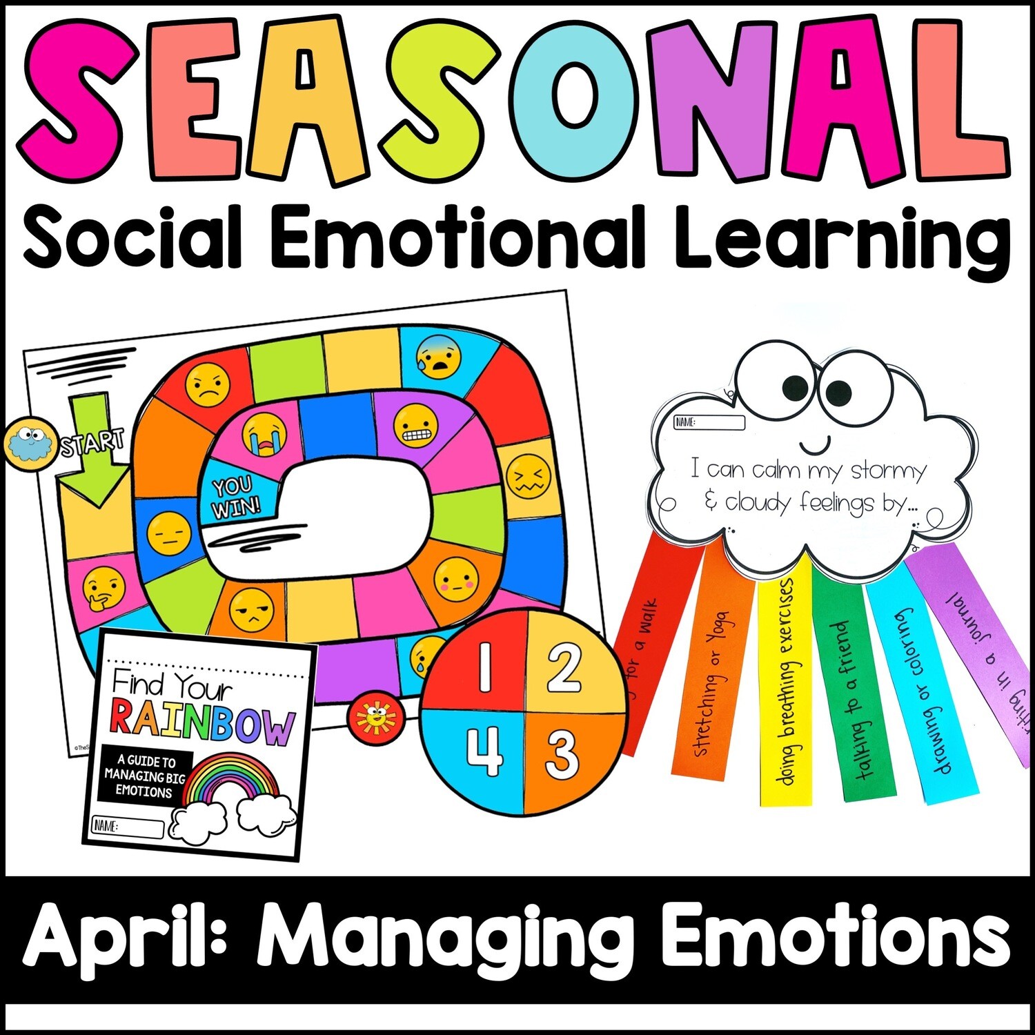 Social Emotional Learning for April | Store - The Social Emotional Teacher