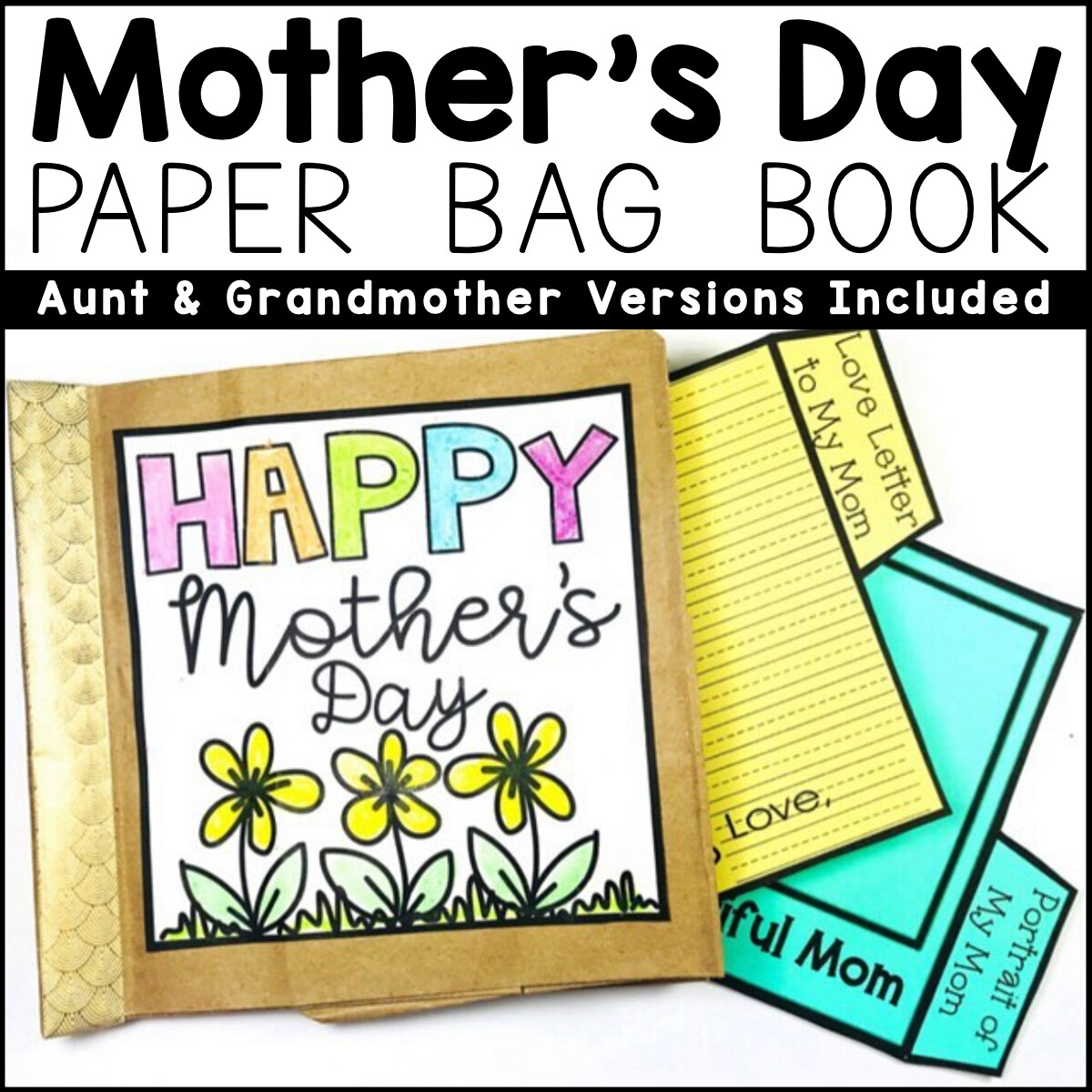 Mother's Day Paper Bag Book Craft | Store - The Social Emotional Teacher