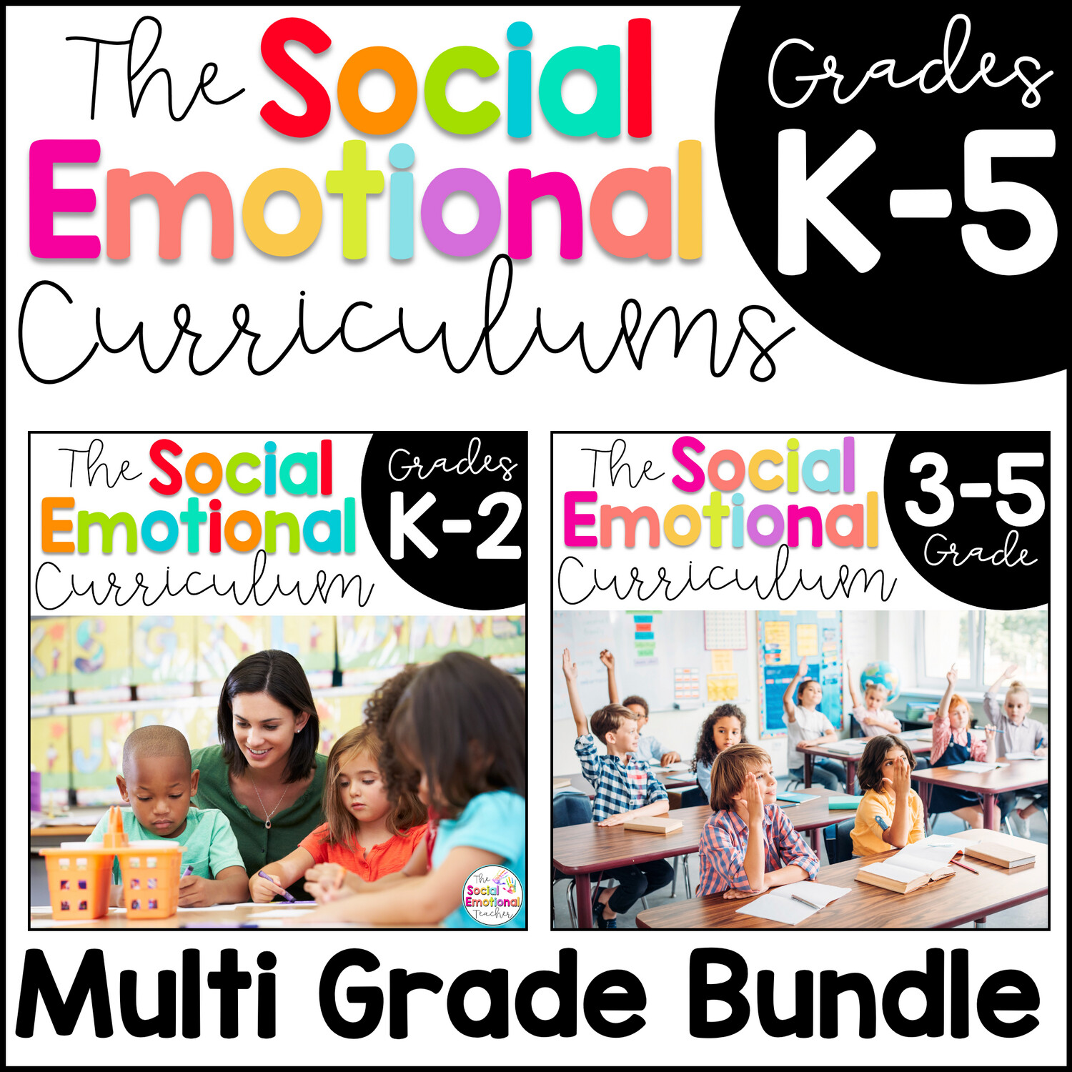 Social Emotional Learning (SEL) Curriculums Grade Level Bundle (K-2 AND ...
