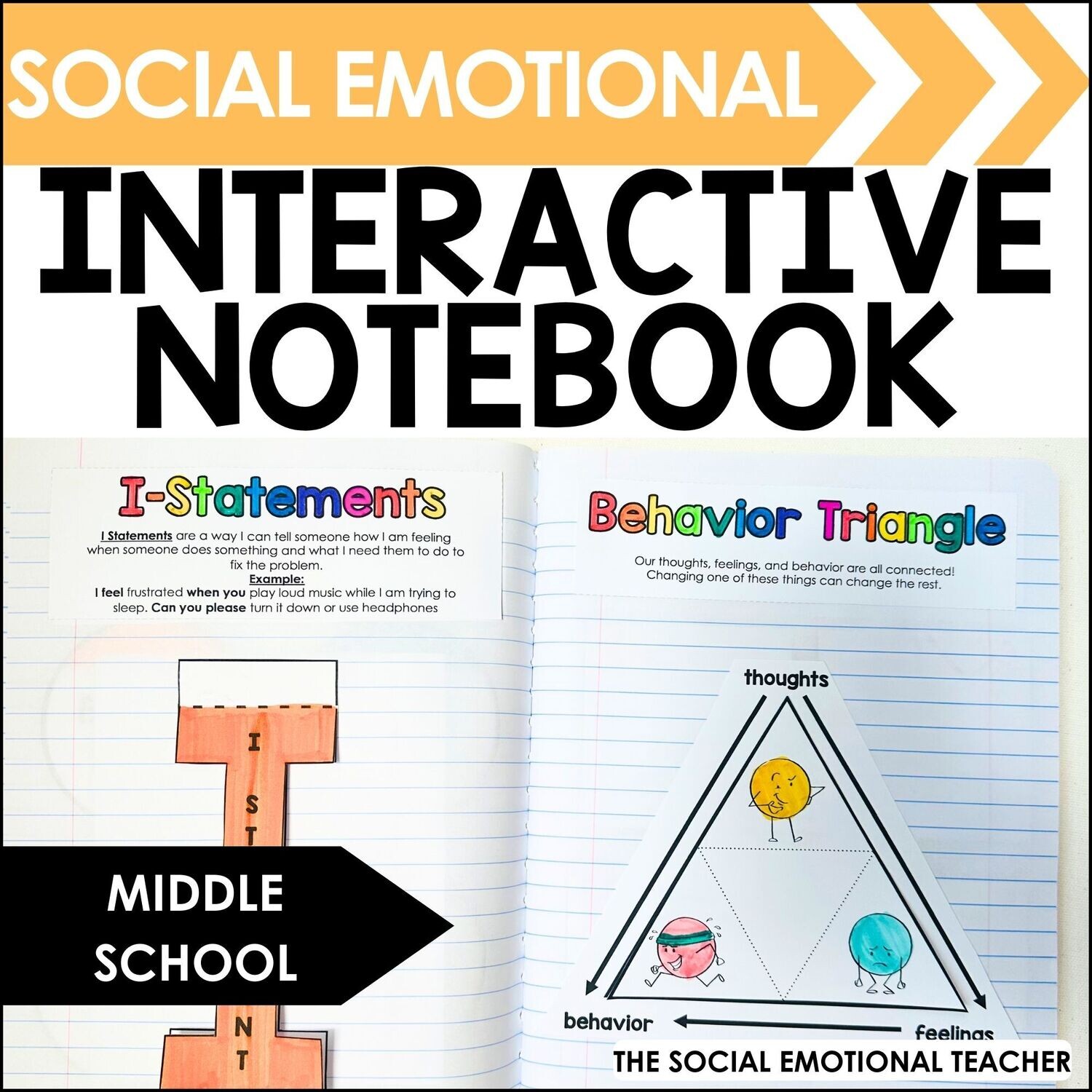 Middle School Social Emotional Interactive Notebook PRE-ORDER