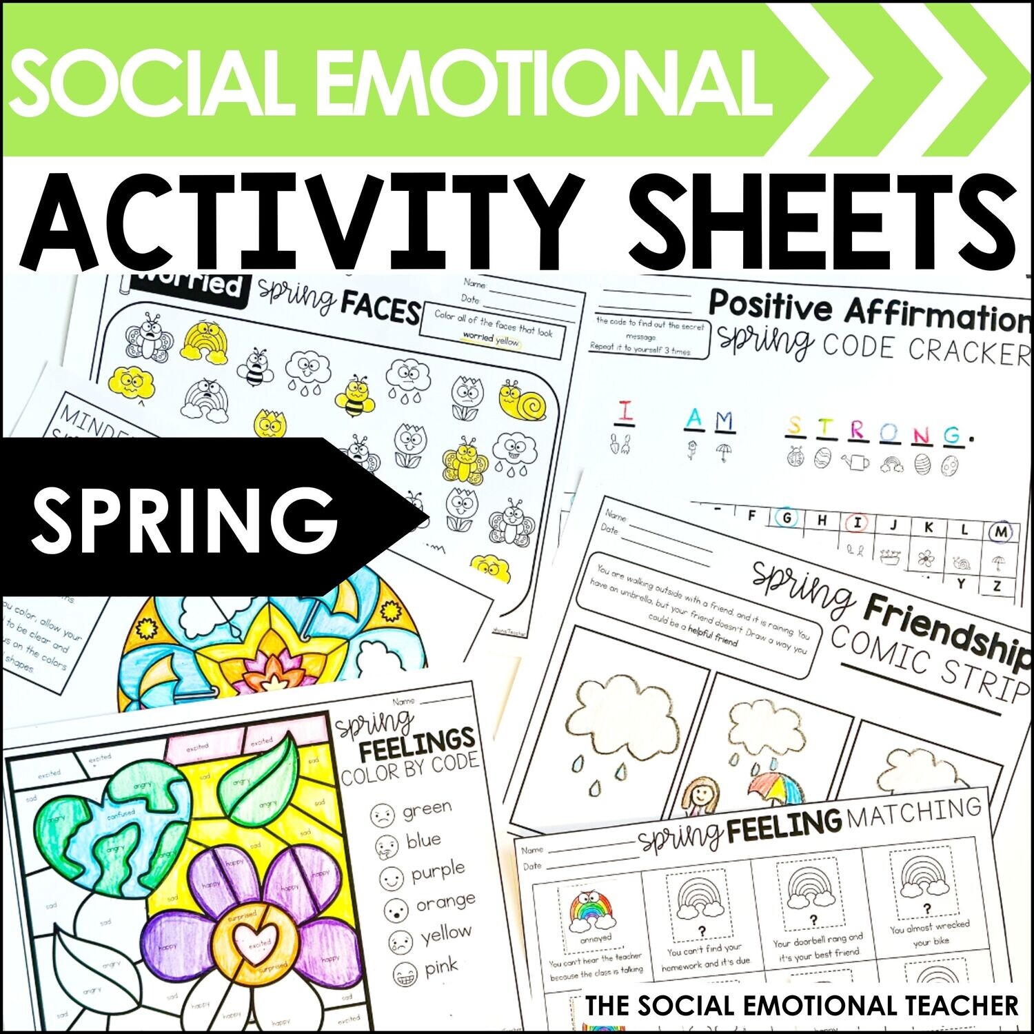 Spring Social Emotional Learning Activity Sheets