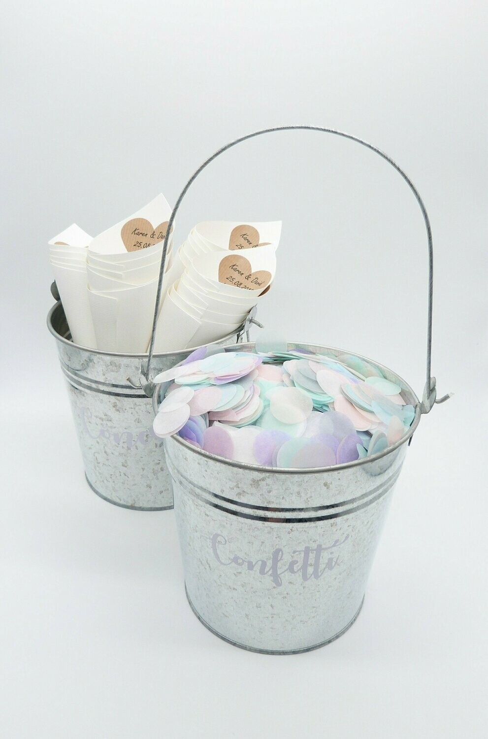 Confetti & Cone Buckets