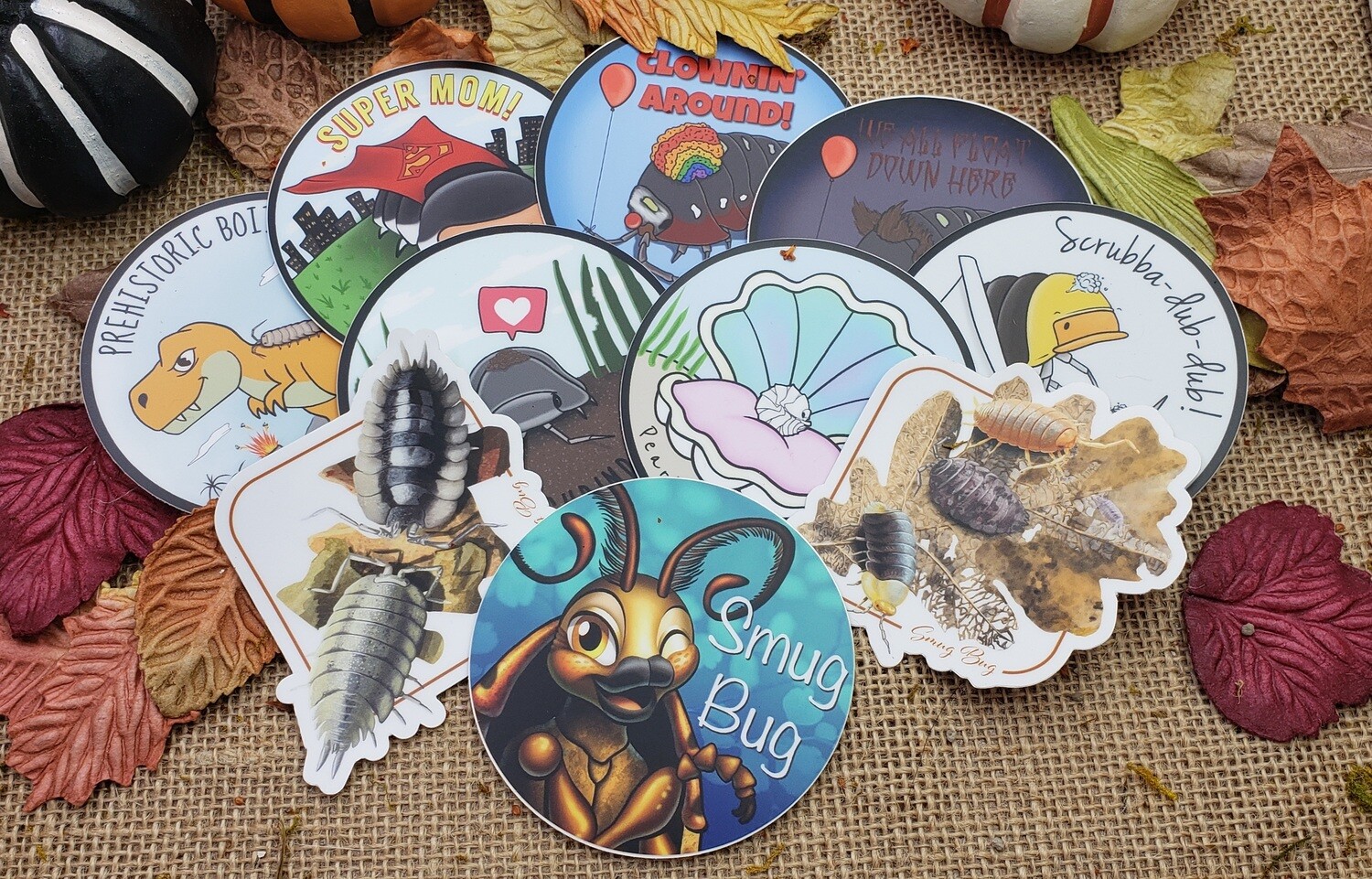 Smug Bug sticker set