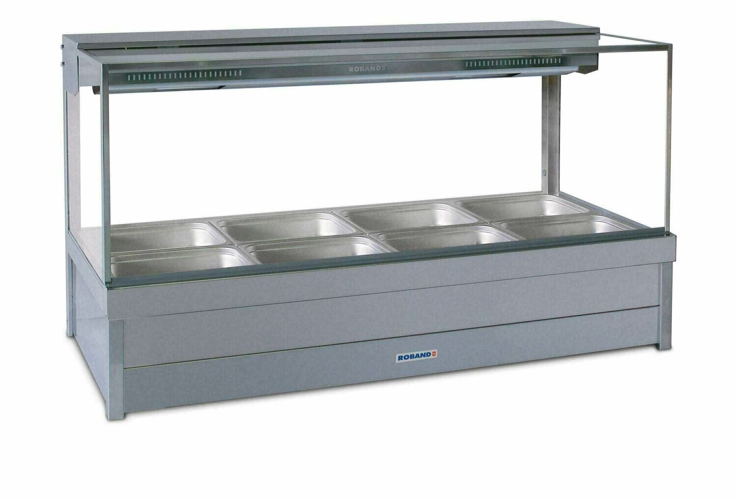 Roband Square Glass Hot Food Display Bar - S22