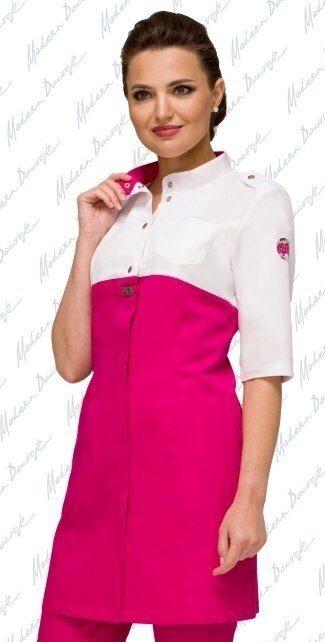 Medical scrub, cosmetologist, SPA uniform M-10604