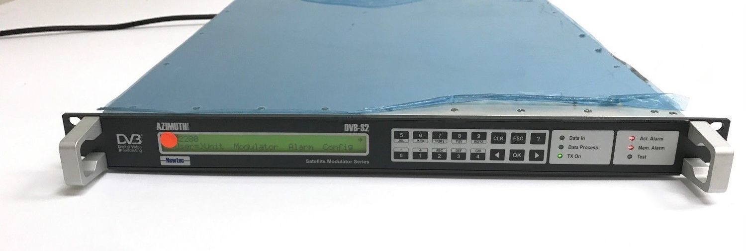 Newtec satellite modulator NTC/2280/xF VARIABLE RATE L-BAND DVB-S2 ...