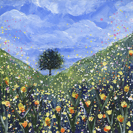 Emily Ward Sycamore Gap Canvas Print-Spring